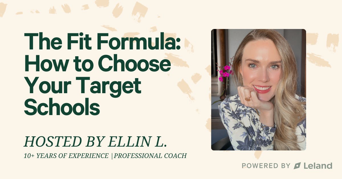 The Fit Formula: How to Choose Your Target Schools | Leland