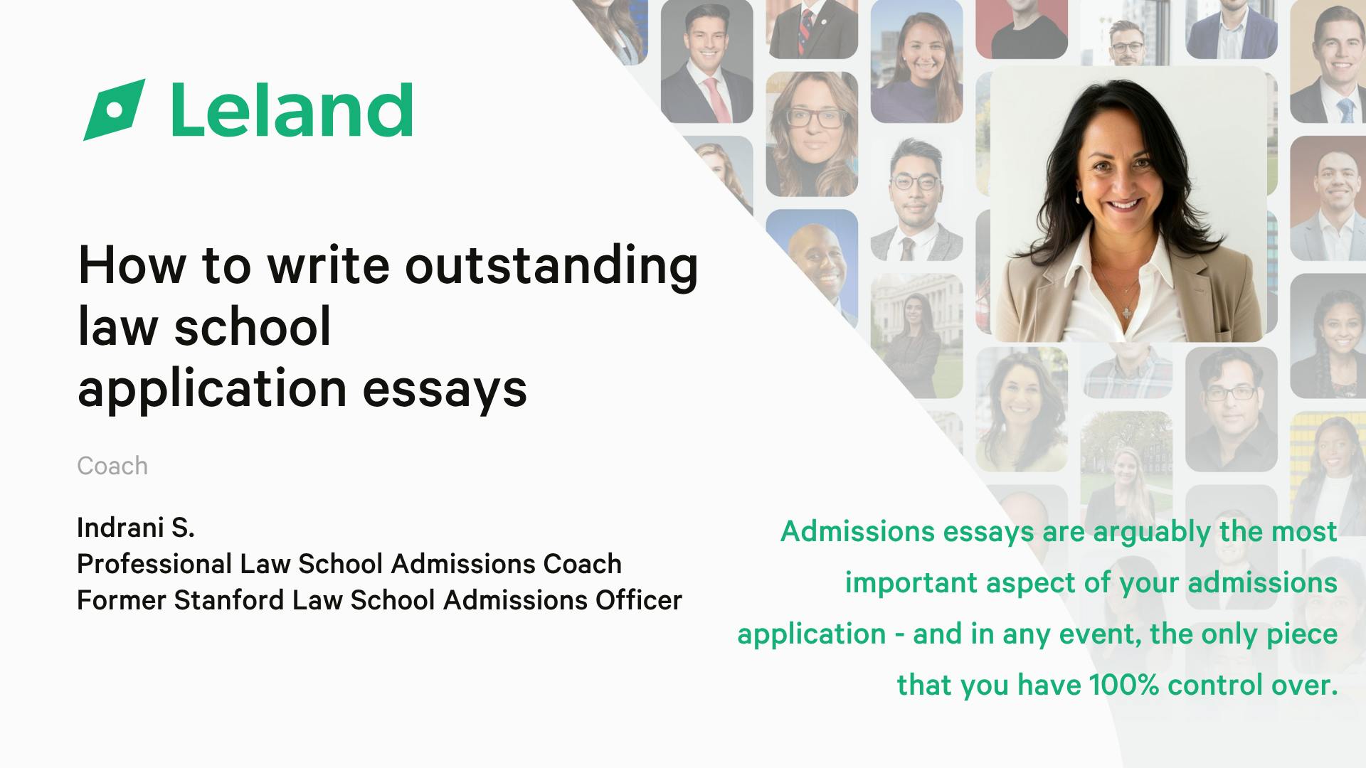 How To Write Outstanding Law School Application Essays | Leland