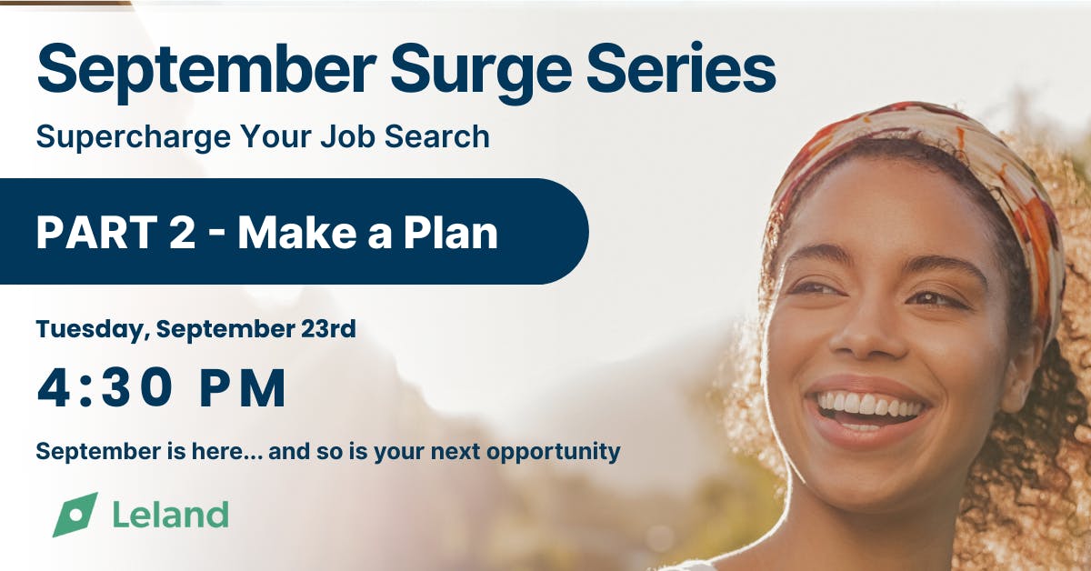 September Surge - Make a Search Plan (Part 2) | Leland