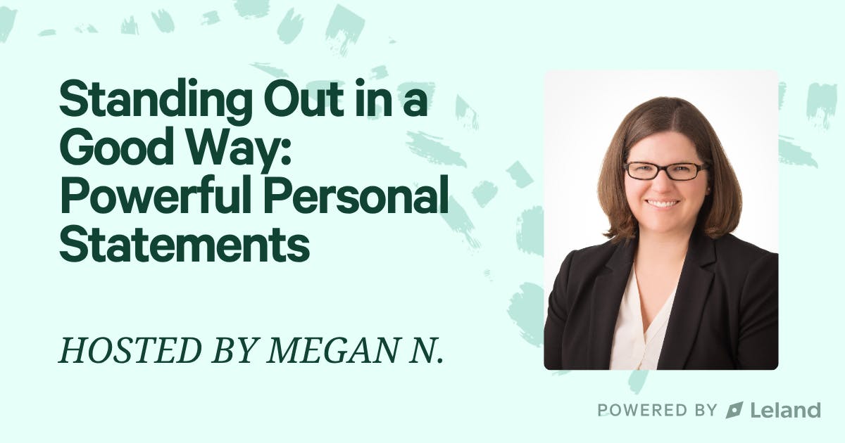 Standing Out in a Good Way: Powerful Personal Statements | Leland