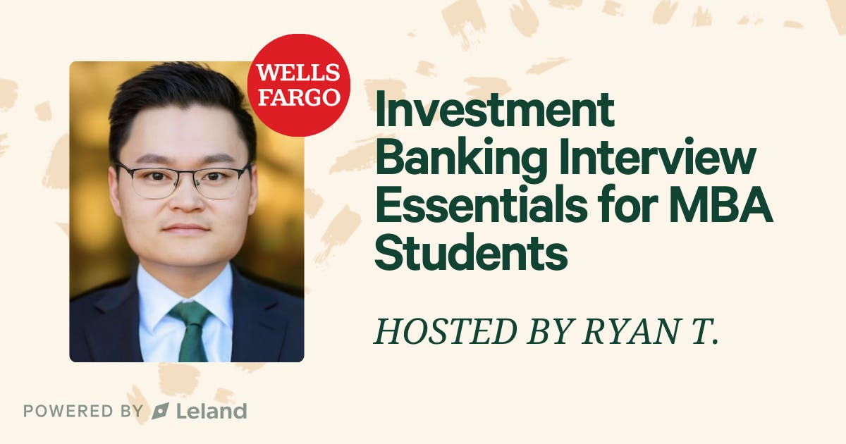 Investment Banking Interview Essentials for MBA Students | Leland