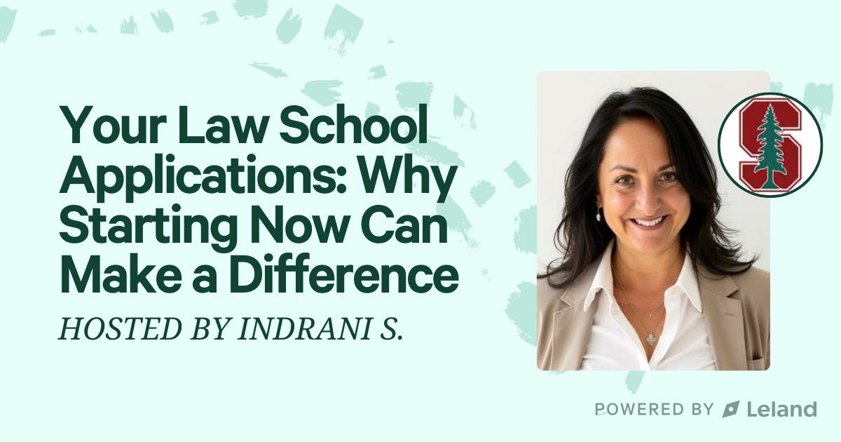 Your Law School Applications: Why Starting Now Can Make a Difference ...