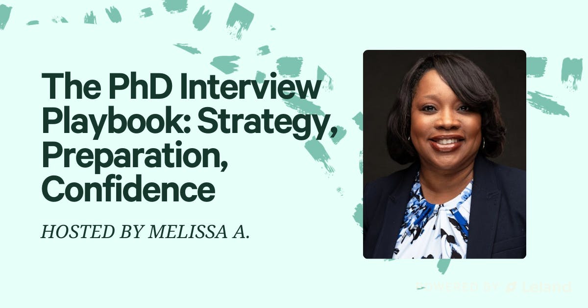 The PhD Interview Playbook: Strategy, Preparation, Confidence | Leland
