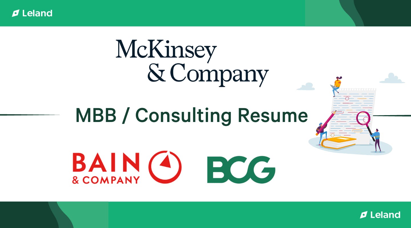 MBB / Consulting Resume Upgrade by Ben L. | Management Consulting ...