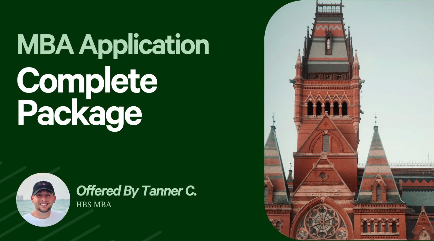 MBA Application Package by Tanner C. | Leland