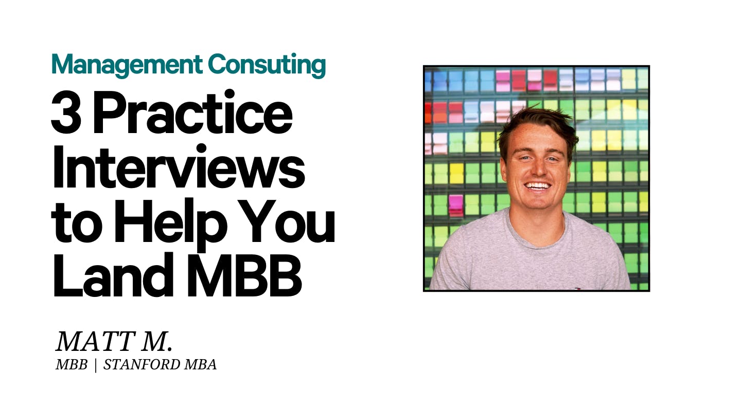 Mock Case Interview Package by Matthew M. | Leland