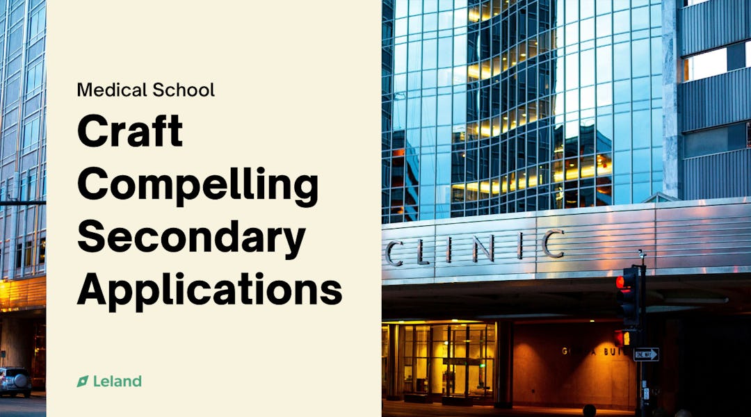 Craft Compelling Secondary Applications by Kyle L. | Leland