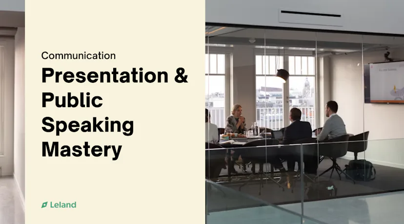 Presentation & Public Speaking Mastery by Michael L. | Leland
