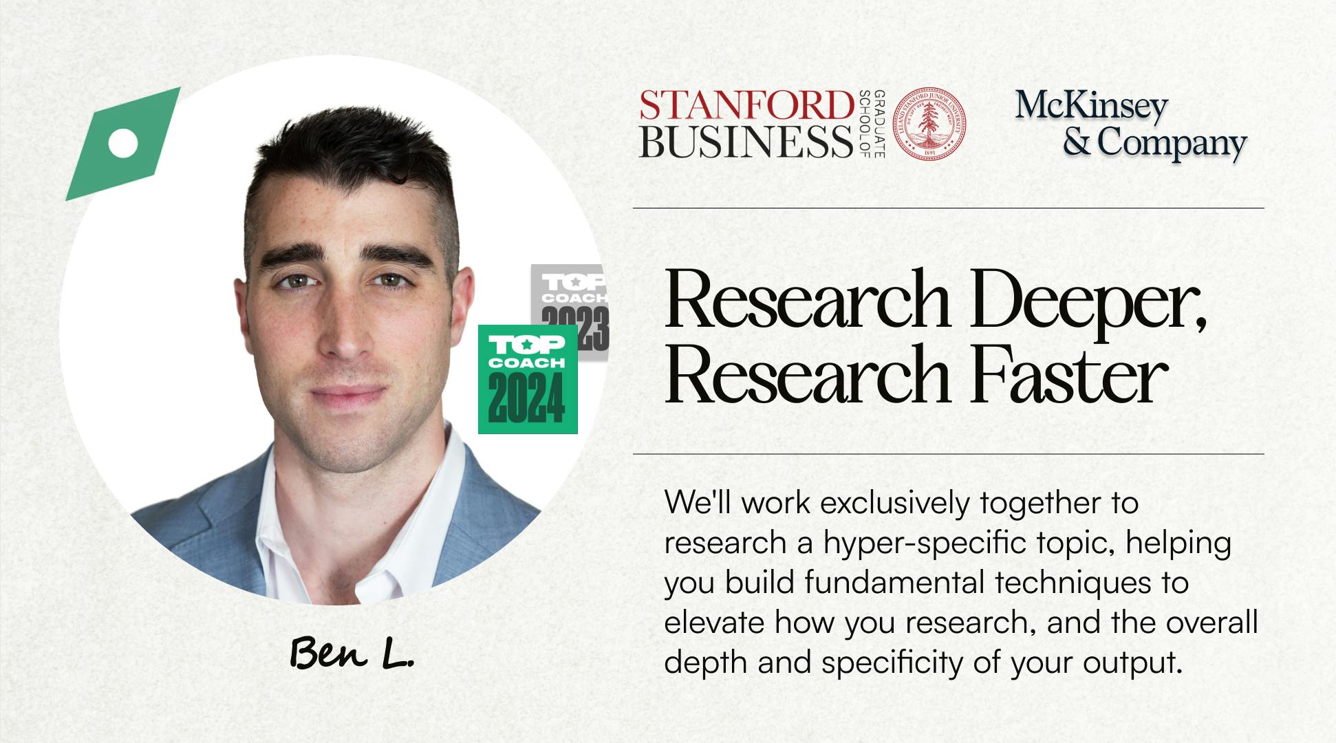 Research Deeper, Research Faster by Ben L. | Leland